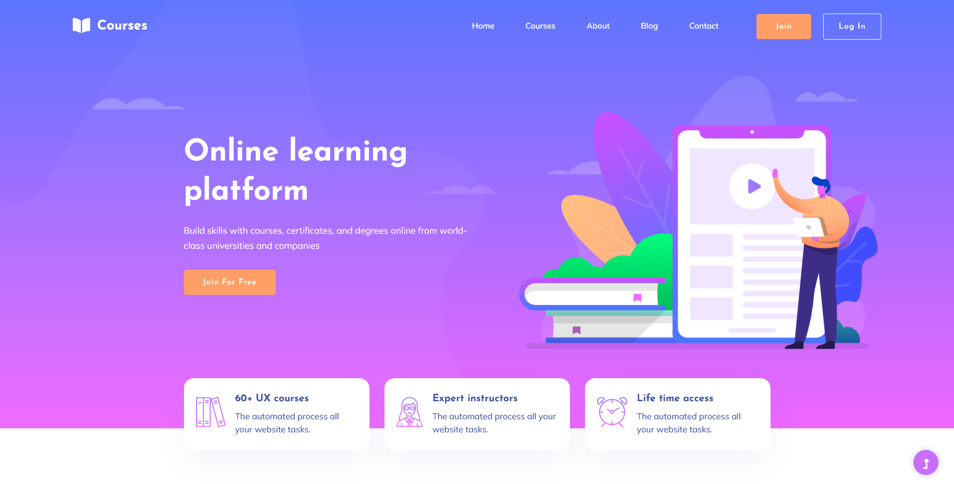 GitHub - World-of-Templates/ThemeWagon-Education-Free-Templates ...